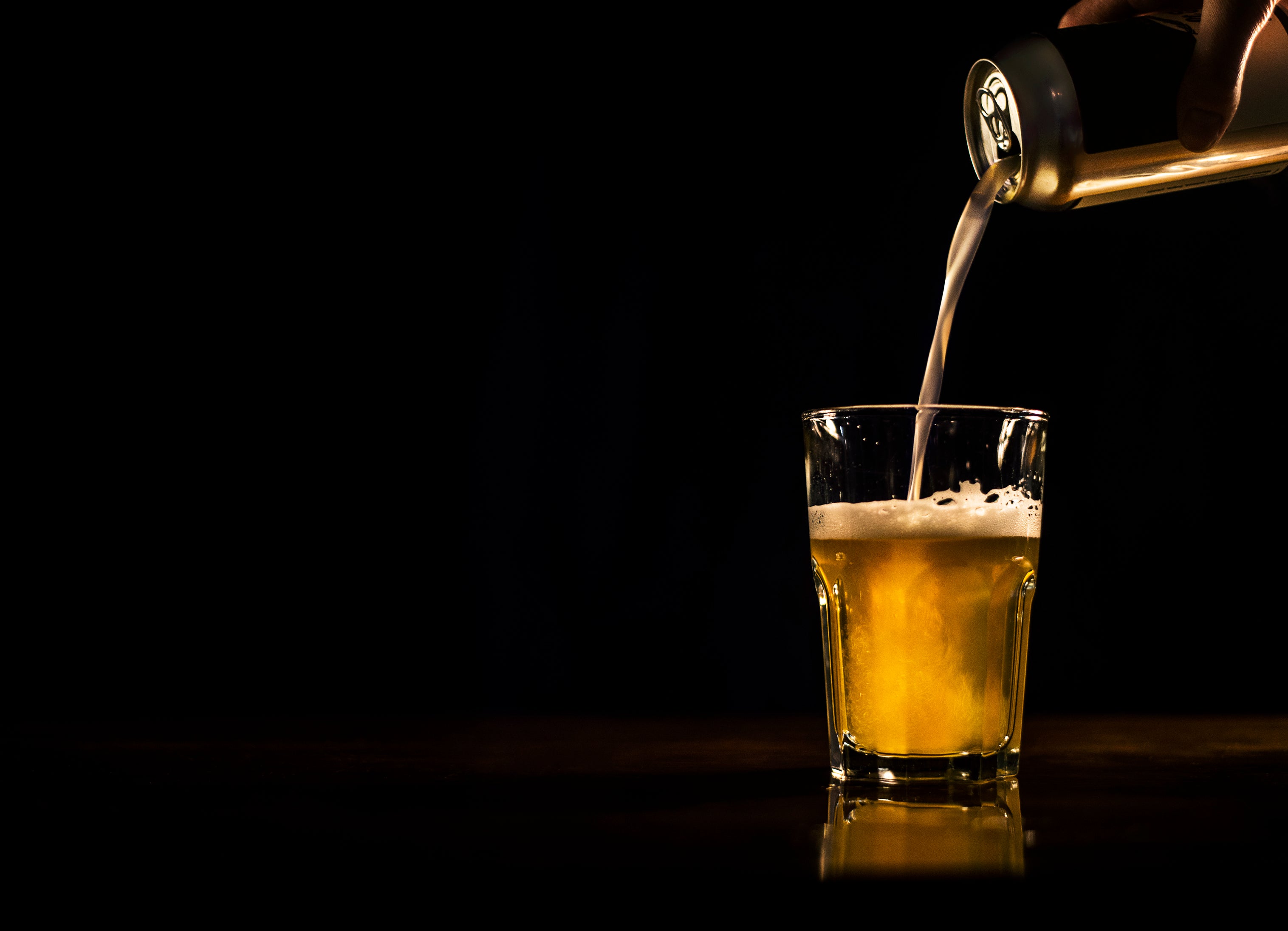 Pouring Beer Can